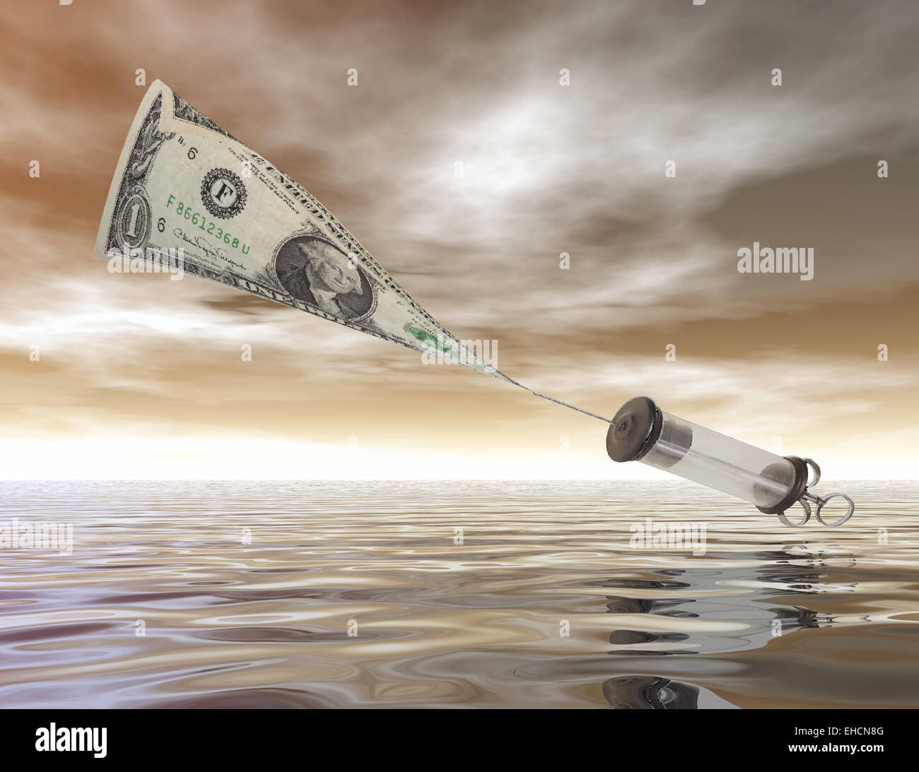injection of money Stock Photo - Alamy