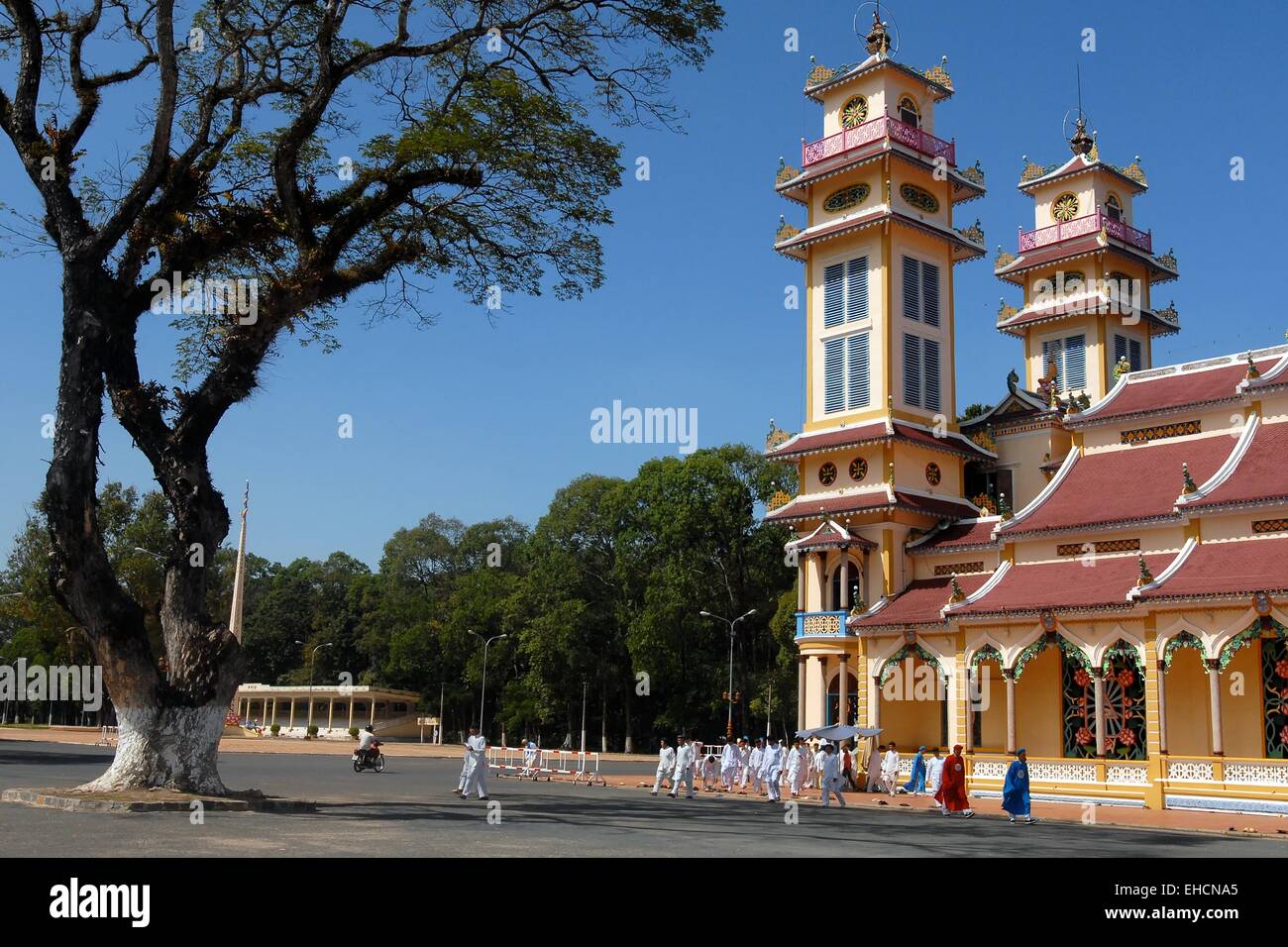 Cao Dai church Stock Photo - Alamy