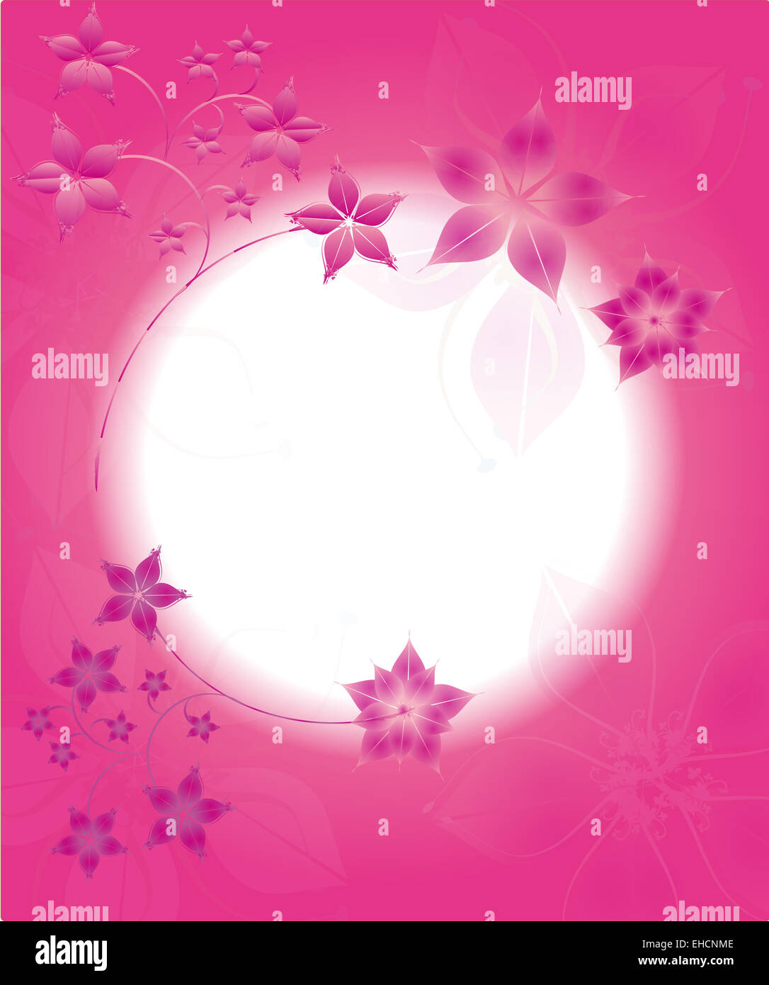 Pink Floral Background Stock Photo - Alamy