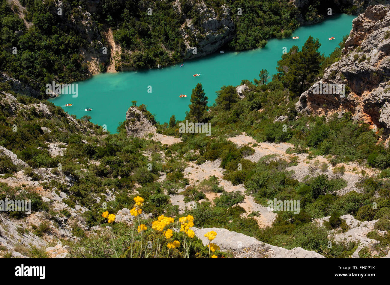 Canyon of the Verdon River, Verdon Regional Natural Park, Provence ...