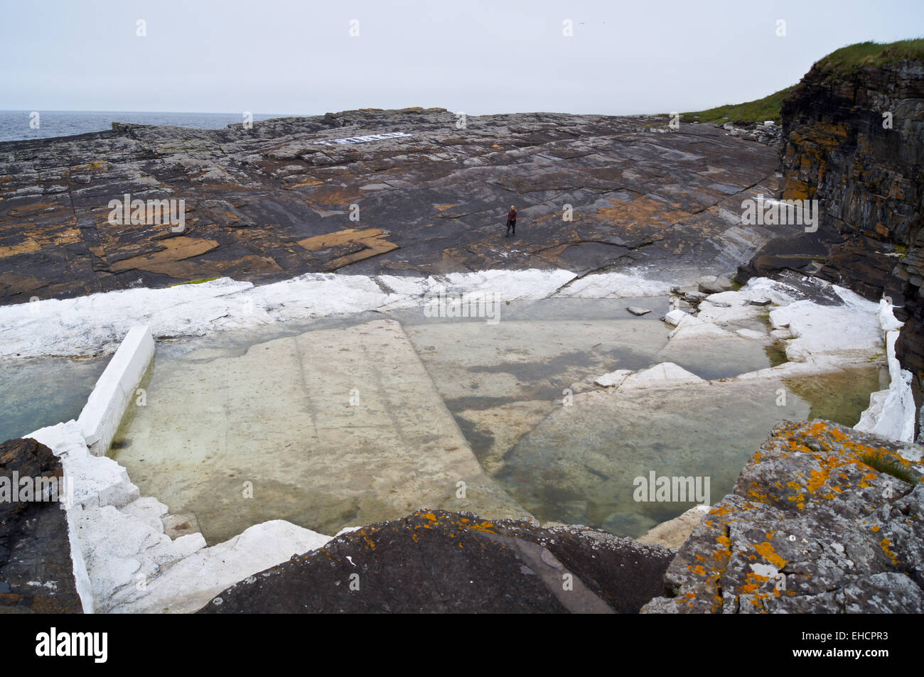Trinkie outdoor saltwater swimming pools, Wick, Caithness, Scotland ...