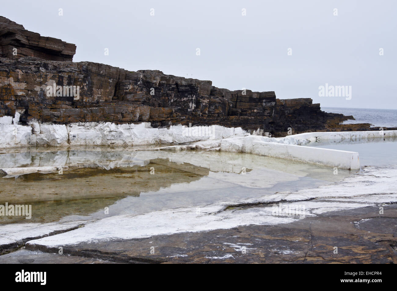 Trinkie outdoor saltwater swimming pools, Wick, Caithness, Scotland ...