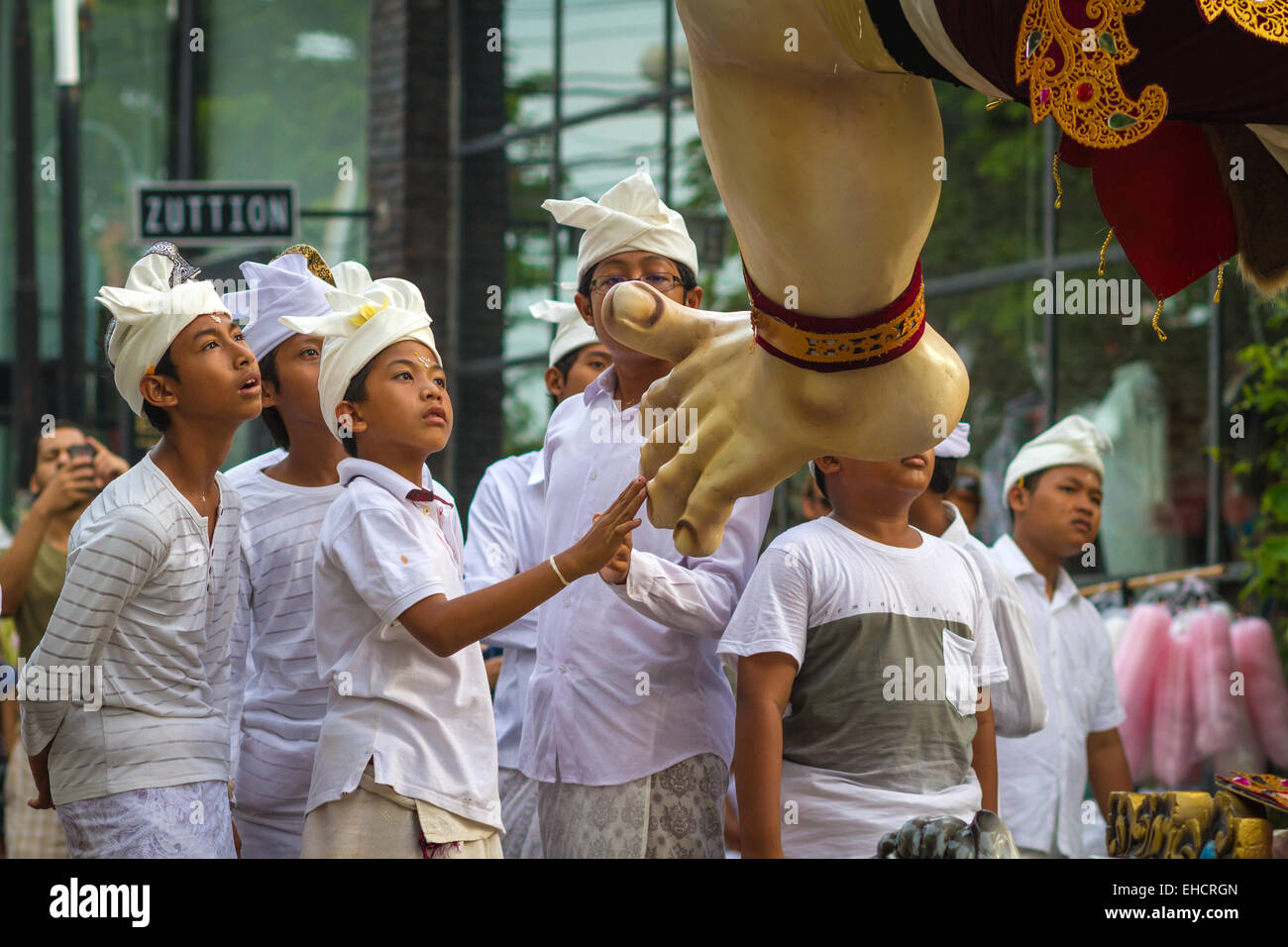Nyepi day bali melasti hi-res stock photography and images - Alamy