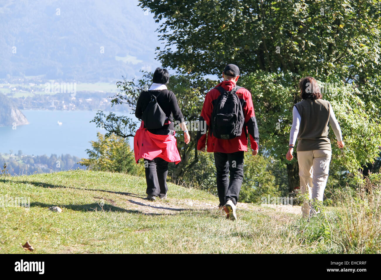 Hiking in landscape hi-res stock photography and images - Alamy