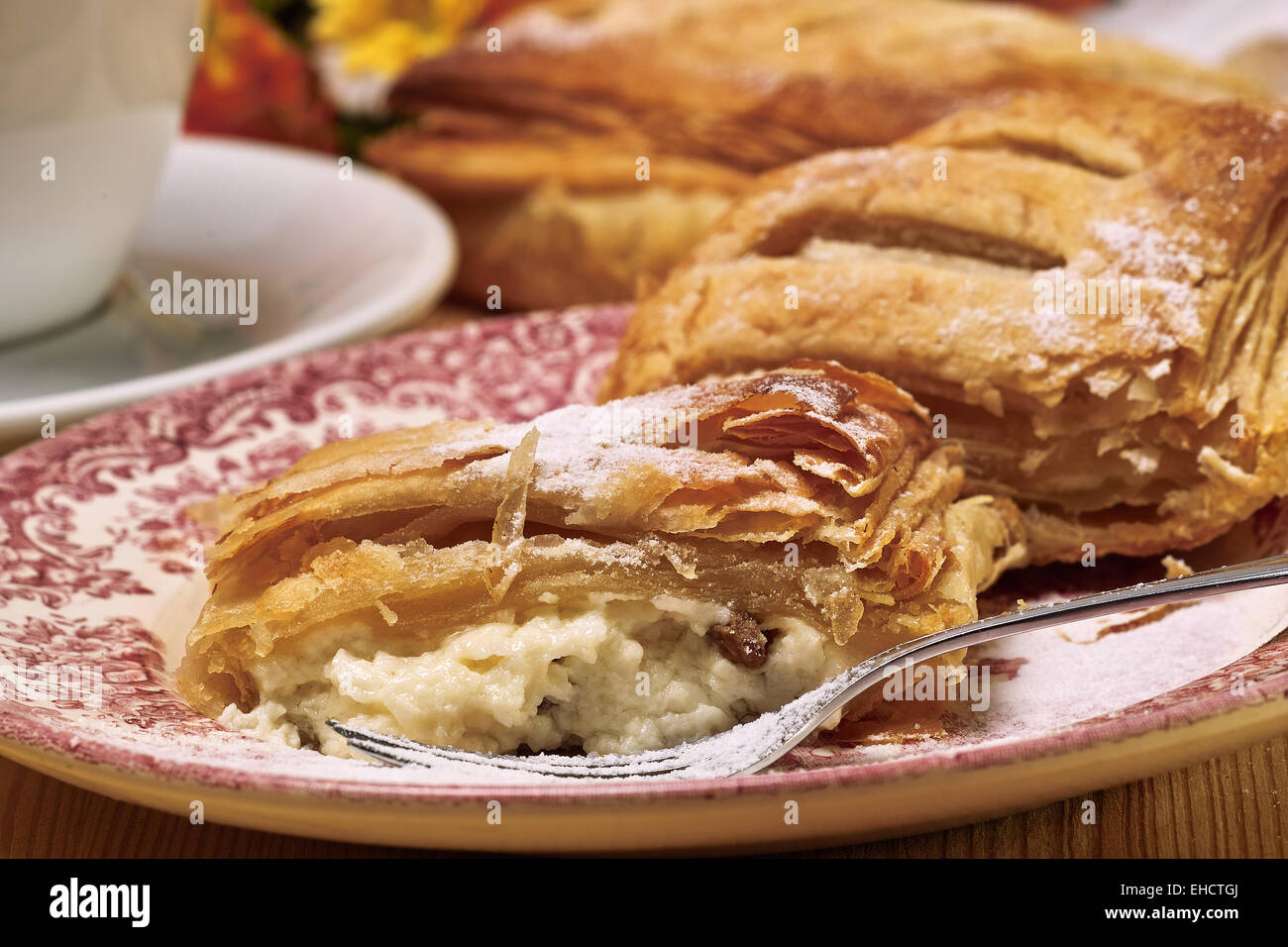 Strudel with cheese hi-res stock photography and images - Alamy