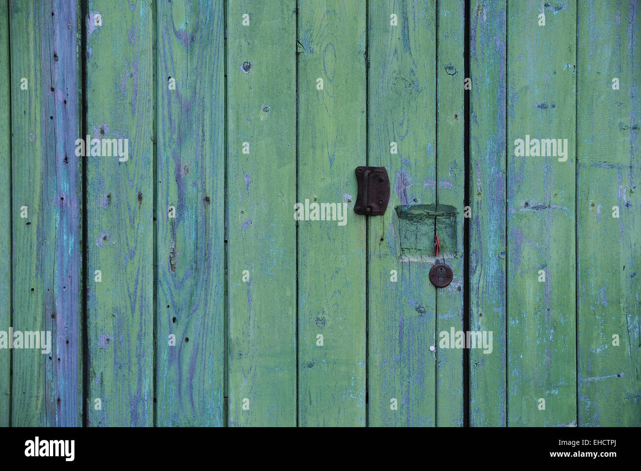 Detail green door hi-res stock photography and images - Alamy