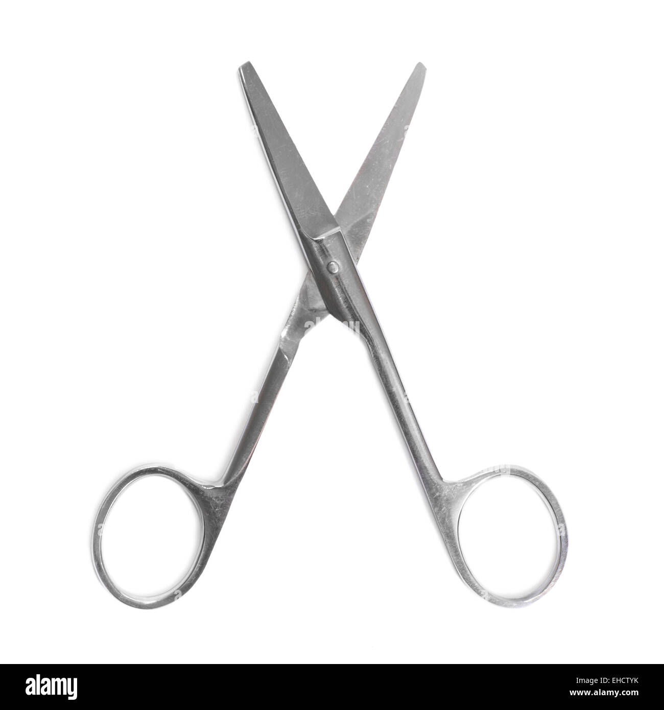 Metal scissors isolated on the white background Stock Photo - Alamy