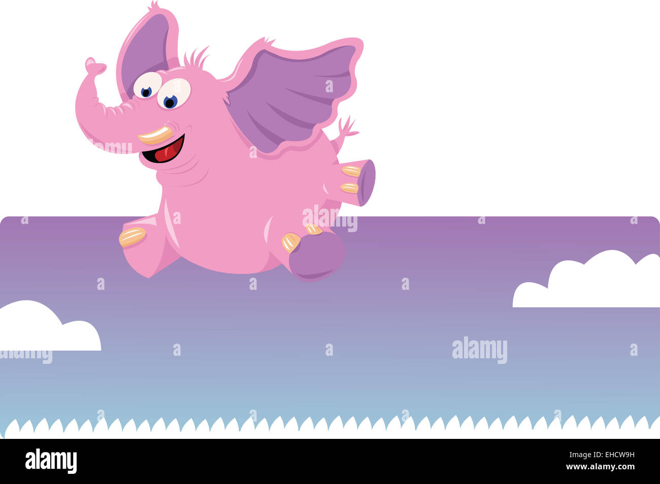 Pink elephant vector hi-res stock photography and images - Alamy