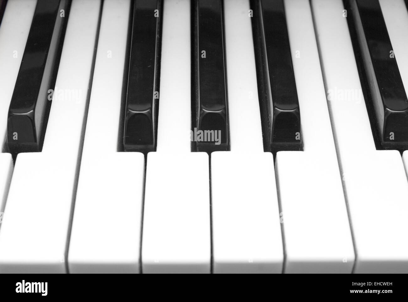 Close up of black and white piano keys Stock Photo - Alamy