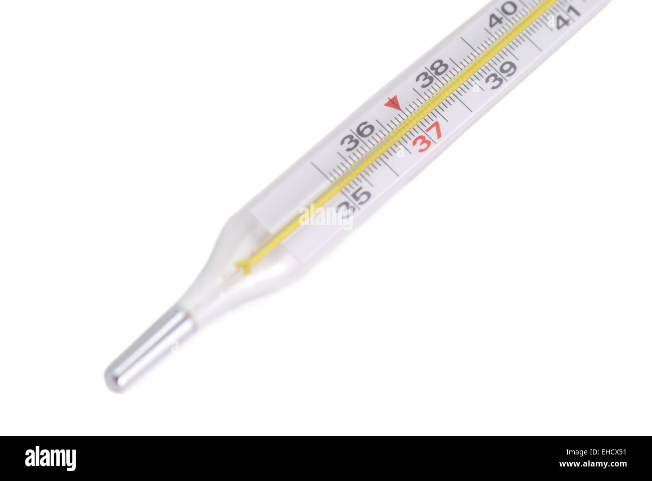Medical thermometer isolated on the white background Stock Photo - Alamy