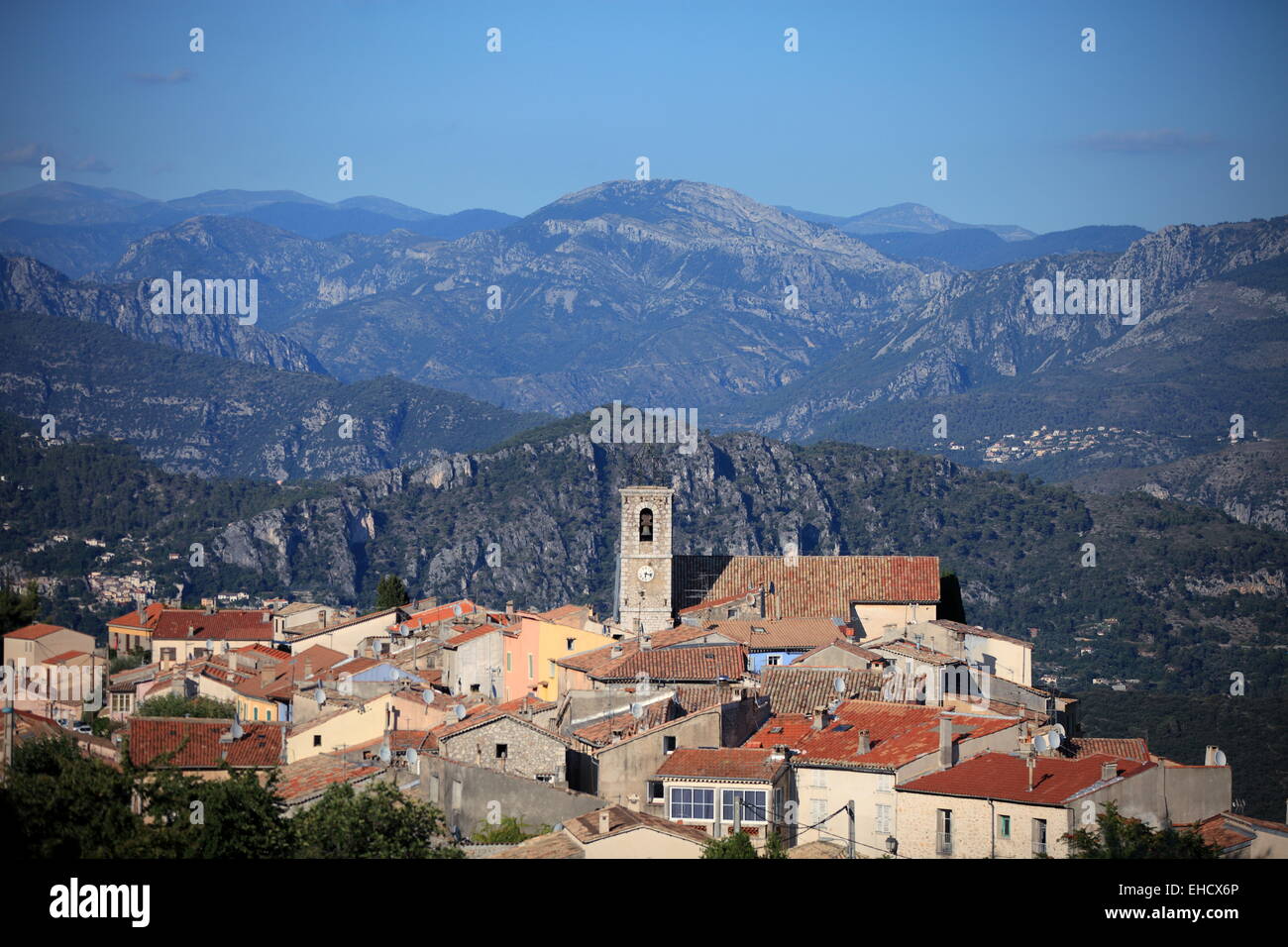 The perched village of Bouyon in the French Riviera Stock Photo - Alamy