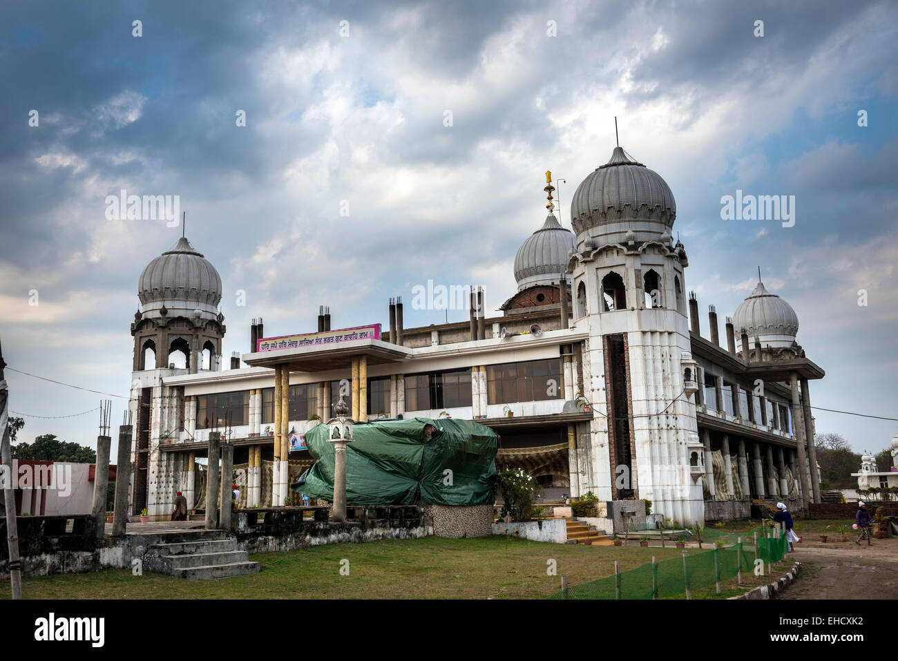Sikh Gurdwara near Sukhna Lake, Chandigarh, Punjab, India Stock Photo ...
