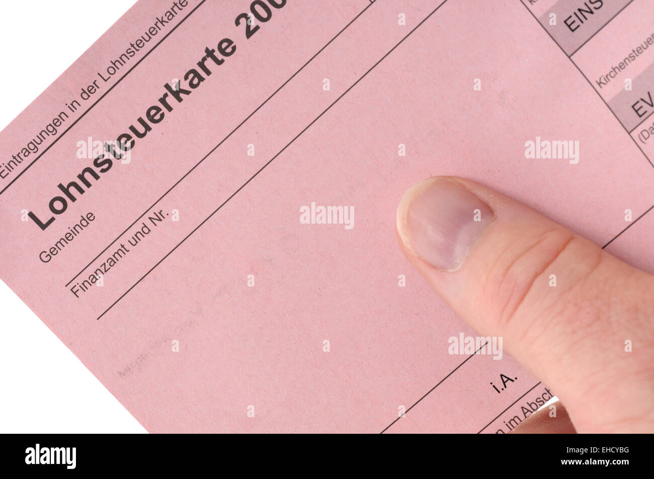 Lohnsteuerkarte High Resolution Stock Photography and Images - Alamy