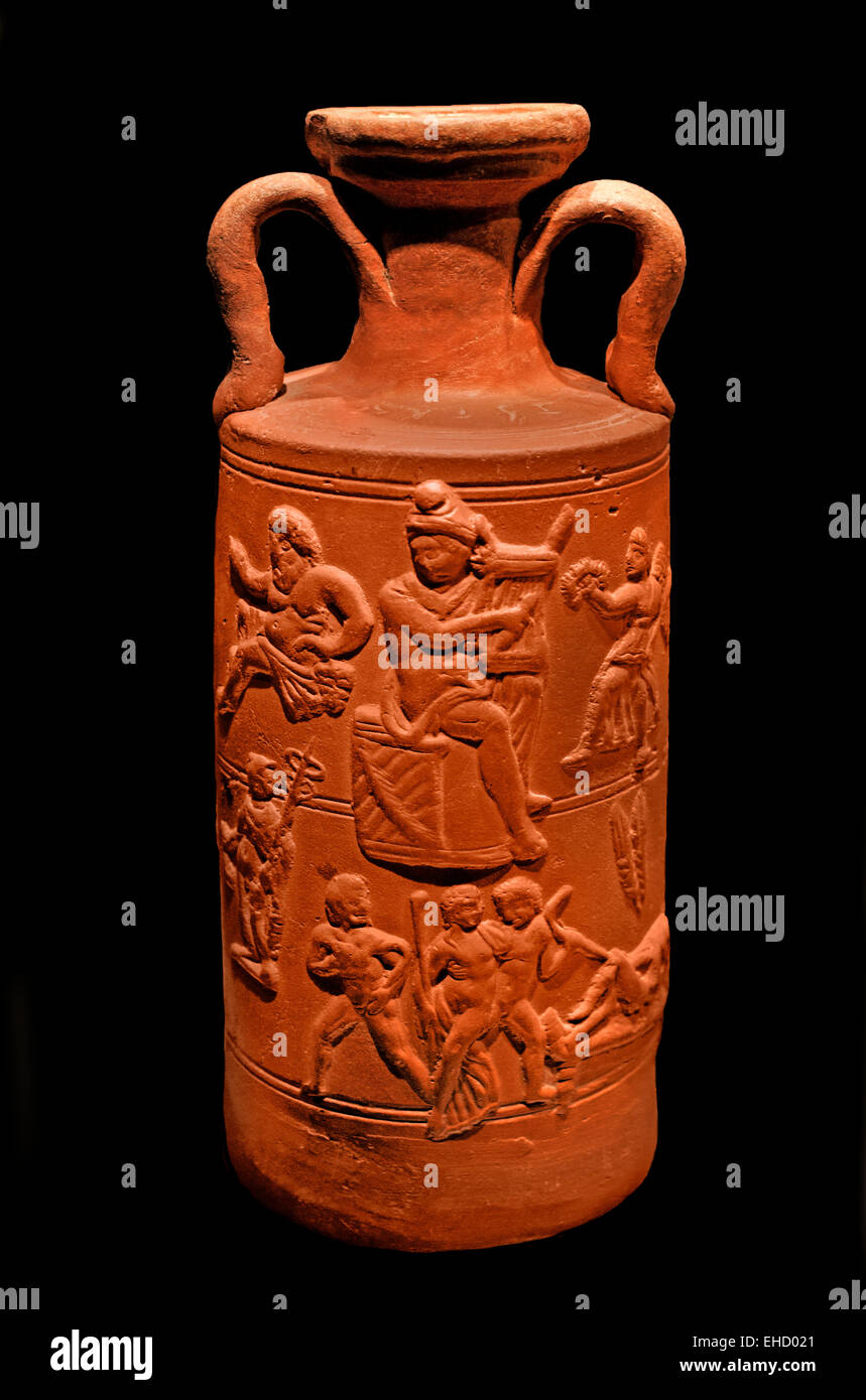 Ewer with mythological figures ( Vessel from workshop of Navigius ...