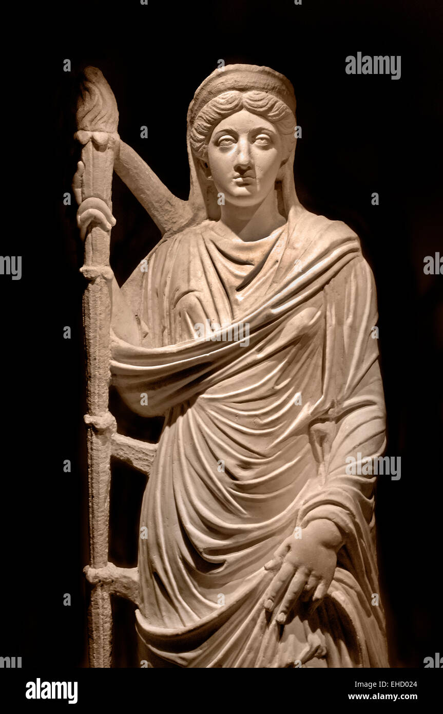 Lucilla, wife of Emperor Lucius Verus represented as goddesses. 150-200 ...