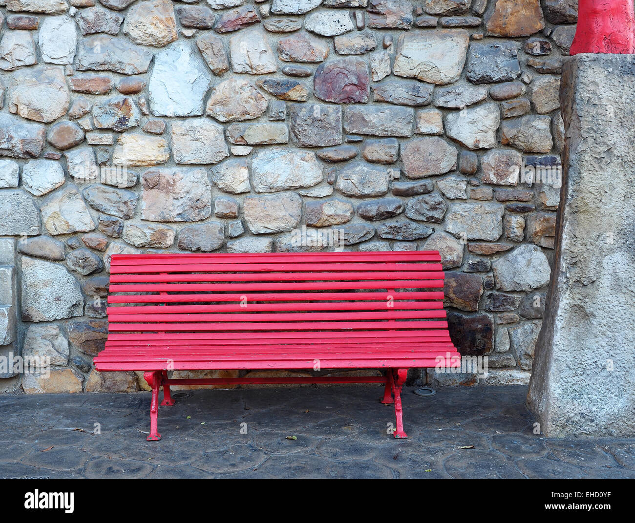 Old painted bench hi-res stock photography and images - Alamy