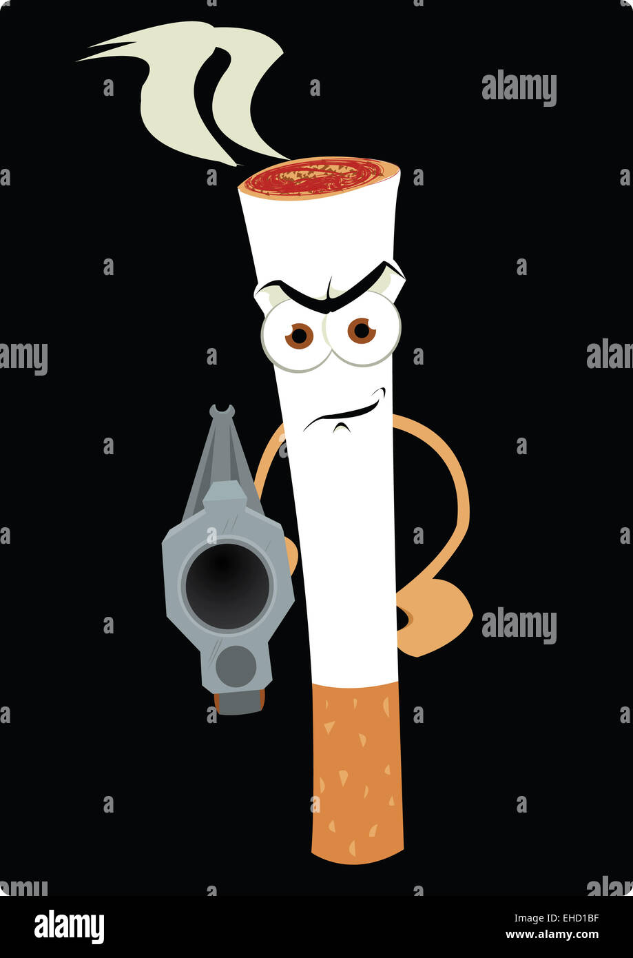 Cigarette And Gun Emoji