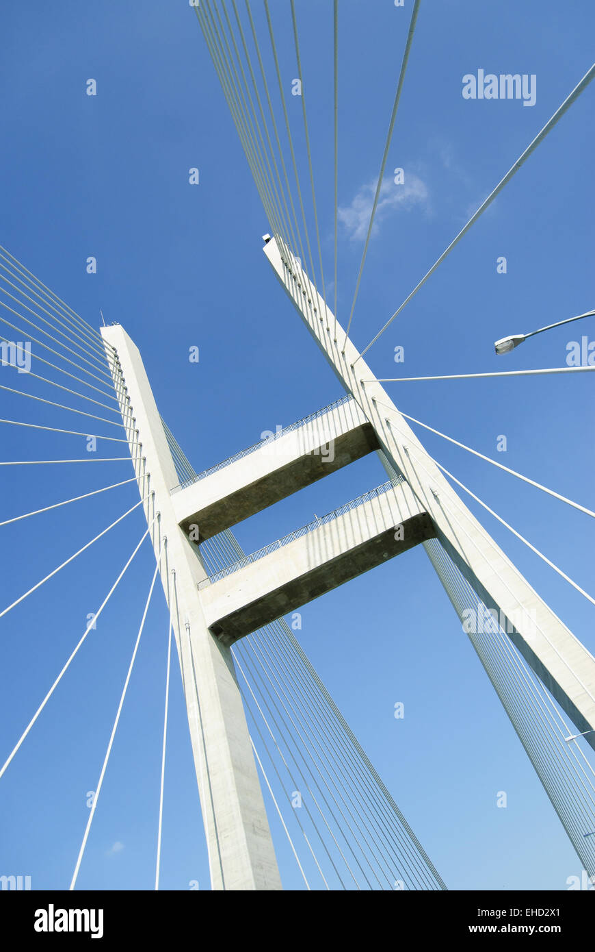 Steel cable bridges hi-res stock photography and images - Alamy