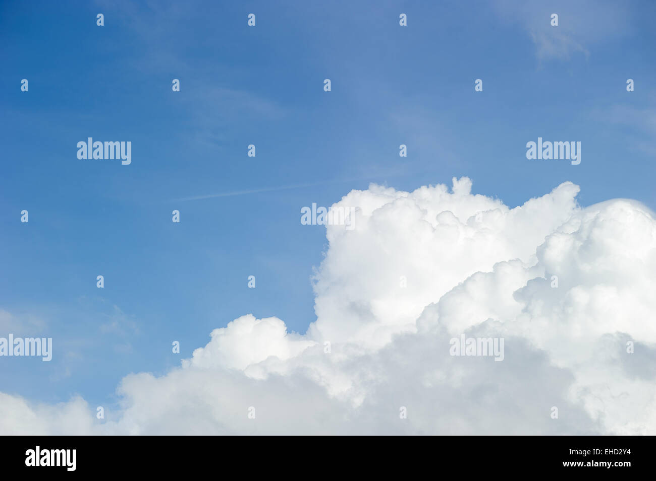 view of dynamic clouds in the blue sky Stock Photo - Alamy