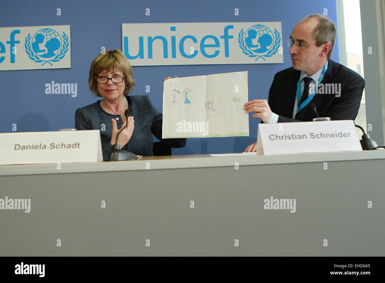 Unicef press conference on 4th hi-res stock photography and images - Alamy