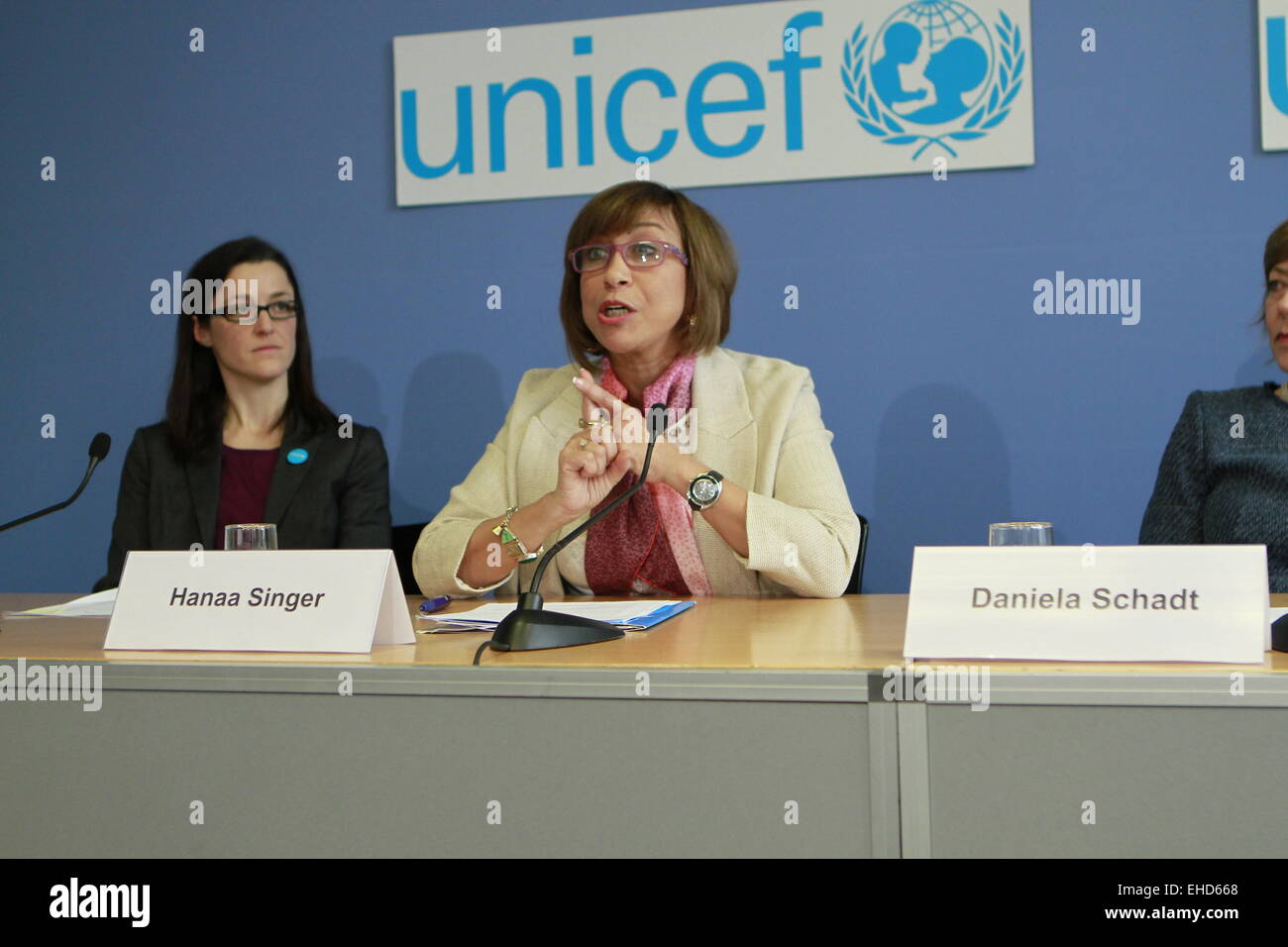 UNICEF press conference on the 4th anniversary of the Syrian conflict ...