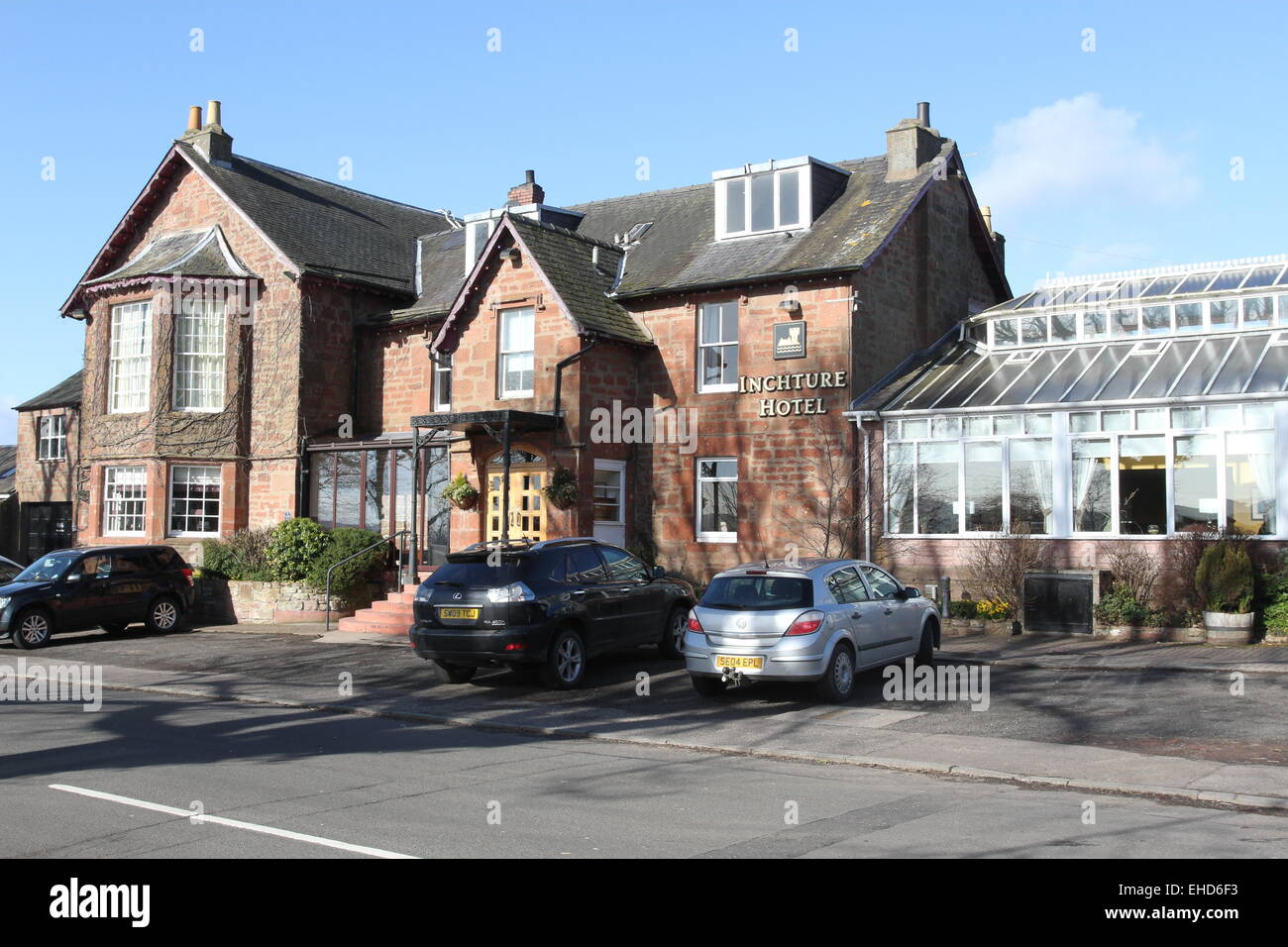 Exterior of Inchture hotel Scotland March 2015 Stock Photo - Alamy