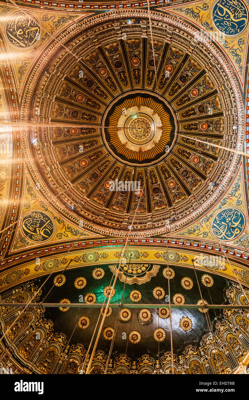 Inside Muhammad Ali Mosque In Stock Photos & Inside Muhammad Ali Mosque ...