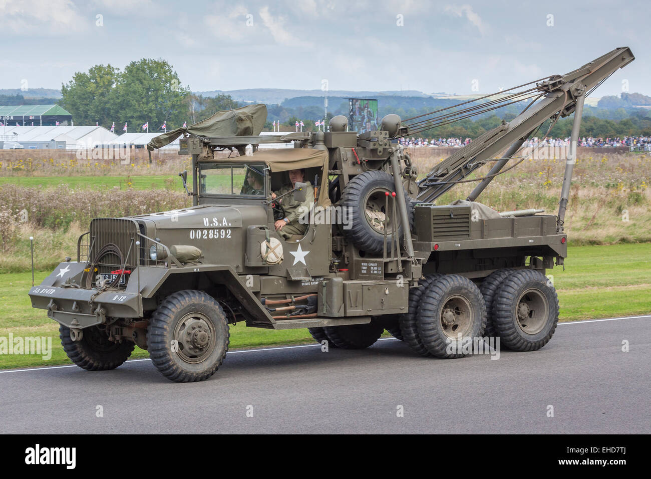 1944 Ward La France Heavy Wrecker on parade at the 2014 Goodwood ...