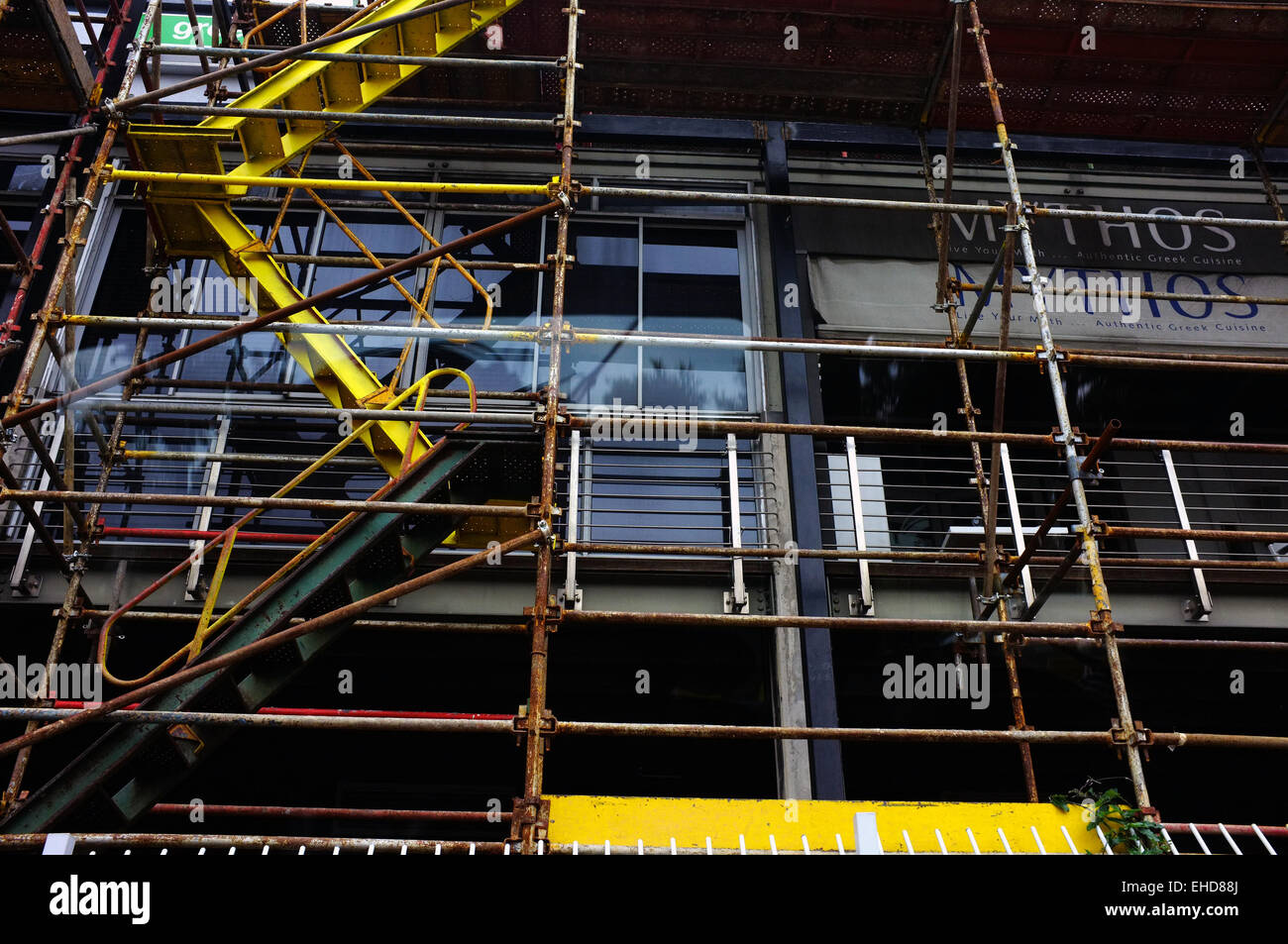 Scaffolding stairs hi-res stock photography and images - Alamy
