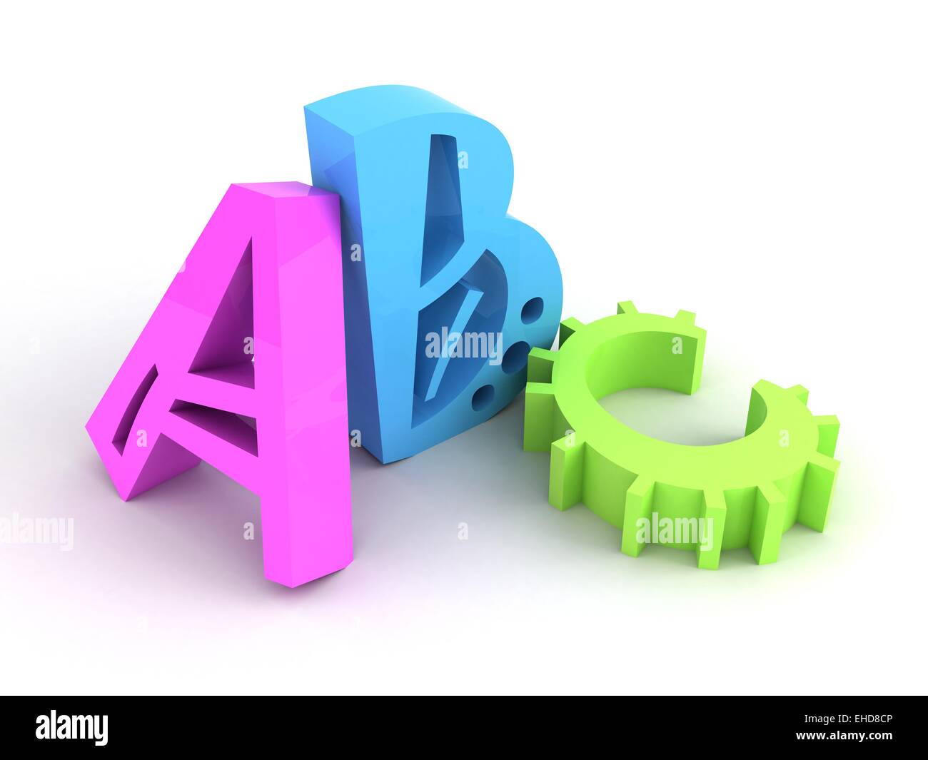 Green background with white letters hi-res stock photography and images ...