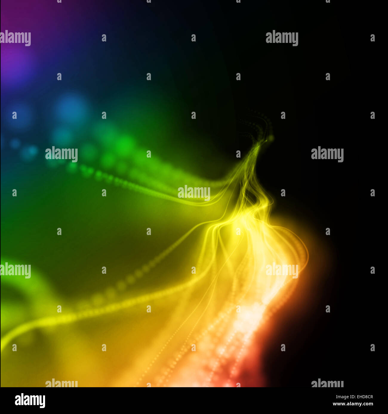 bright colorful wavy smooth background Stock Photo - Alamy