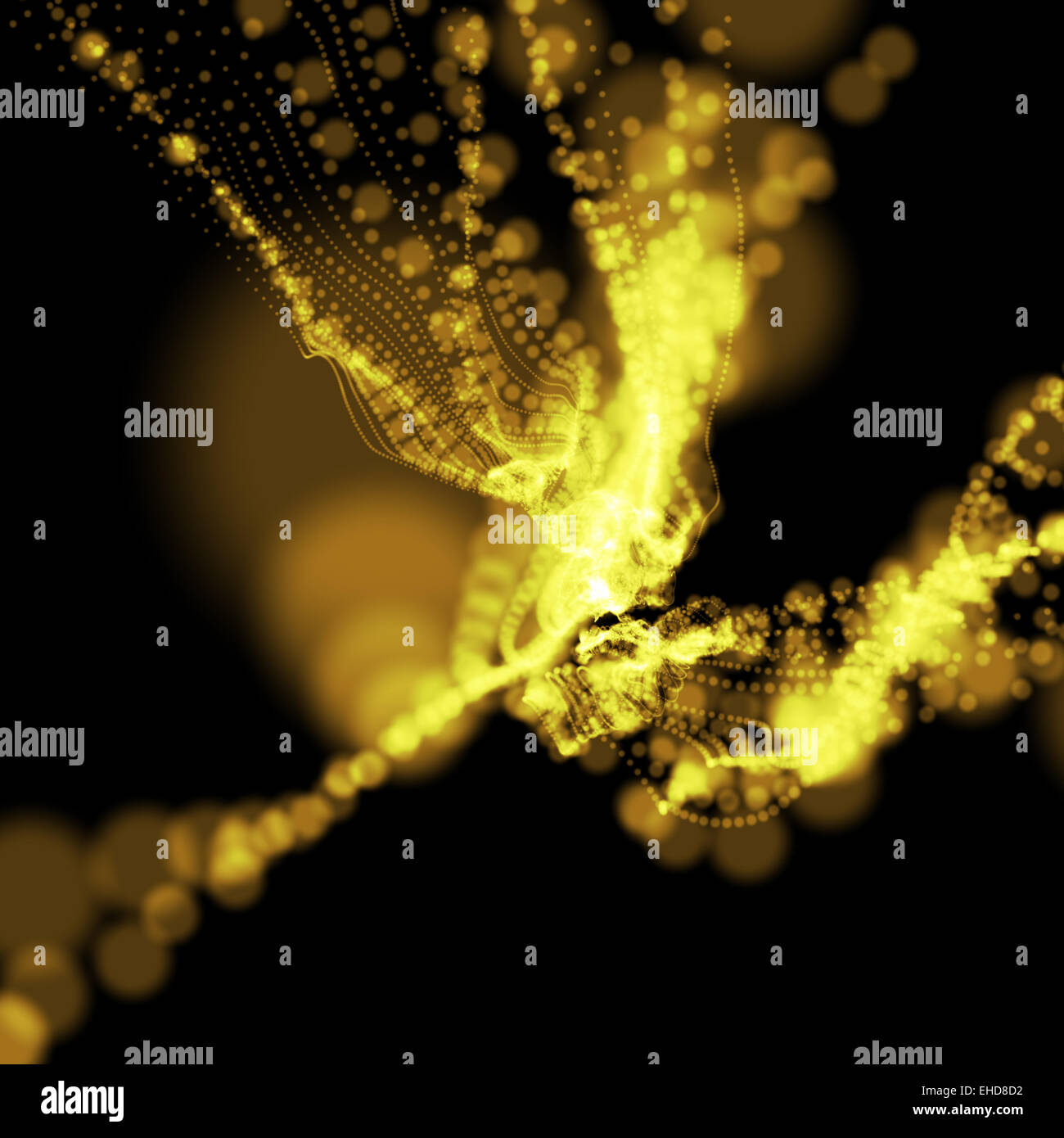 abstract yellow blurry lights background Stock Photo - Alamy