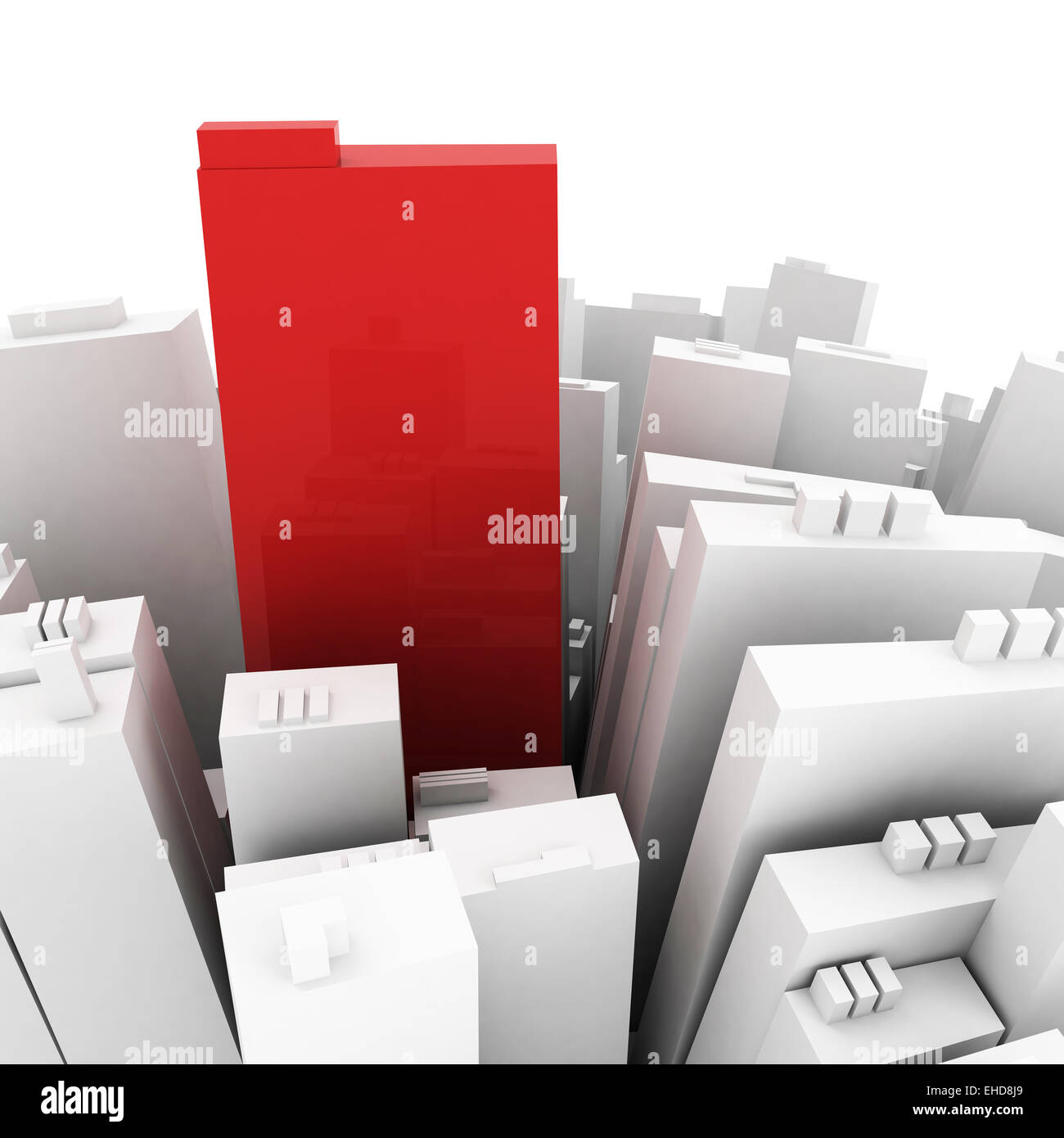 centre of the city concept Stock Photo - Alamy