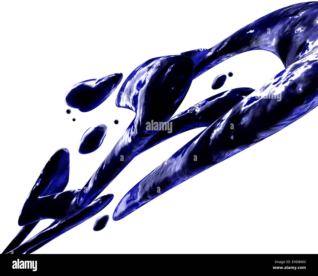 pouring blue liquid Stock Photo - Alamy