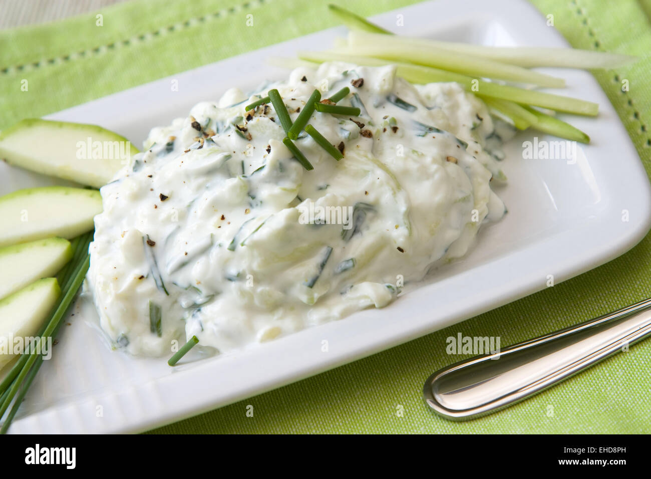Quark with chives hi-res stock photography and images - Alamy