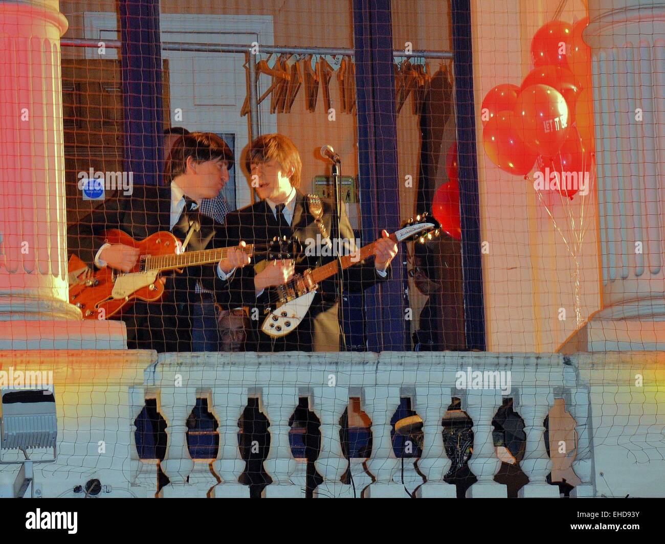 London, UK. 11th March, 2015. The cast of Let It Be - Peter John ...