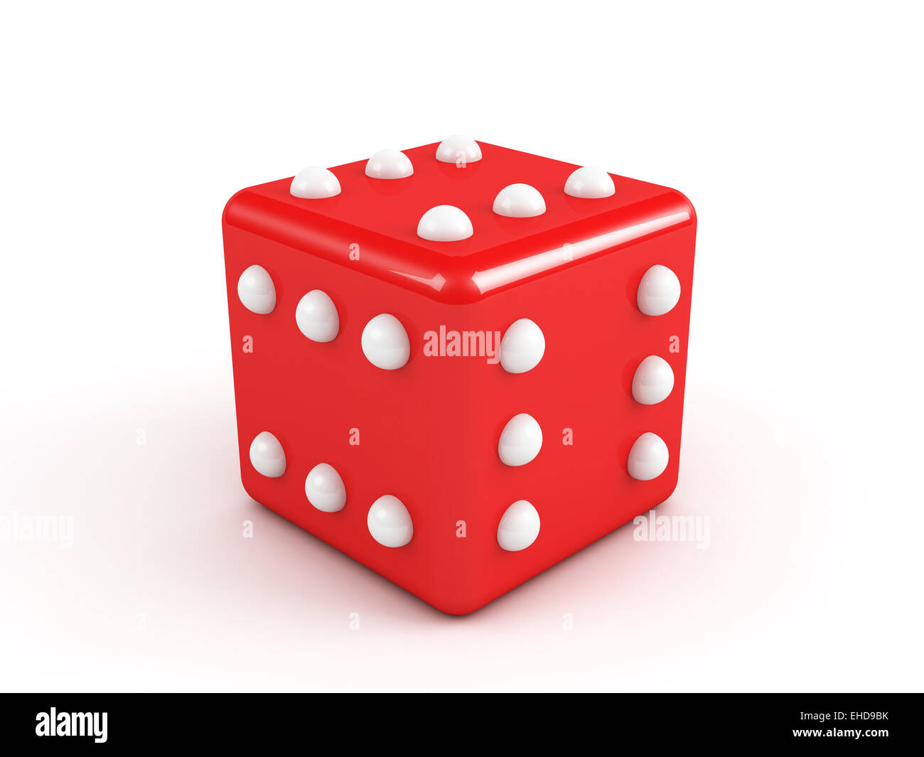 red winning dice Stock Photo - Alamy
