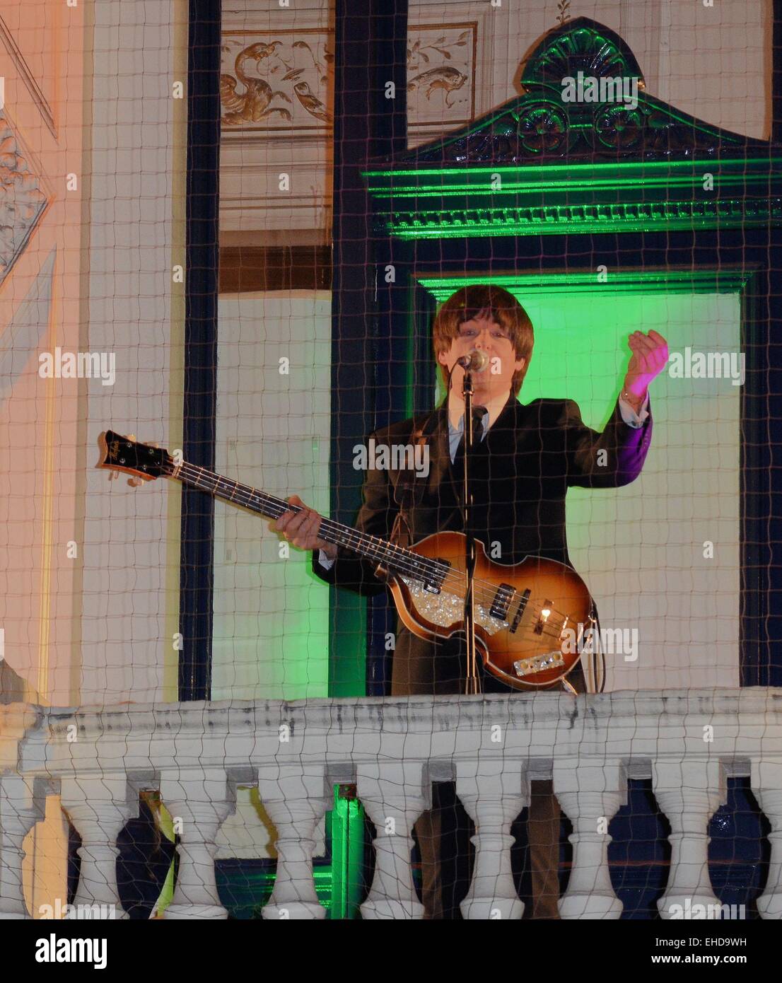 London, UK. 11th March, 2015. The cast of Let It Be - Peter John ...