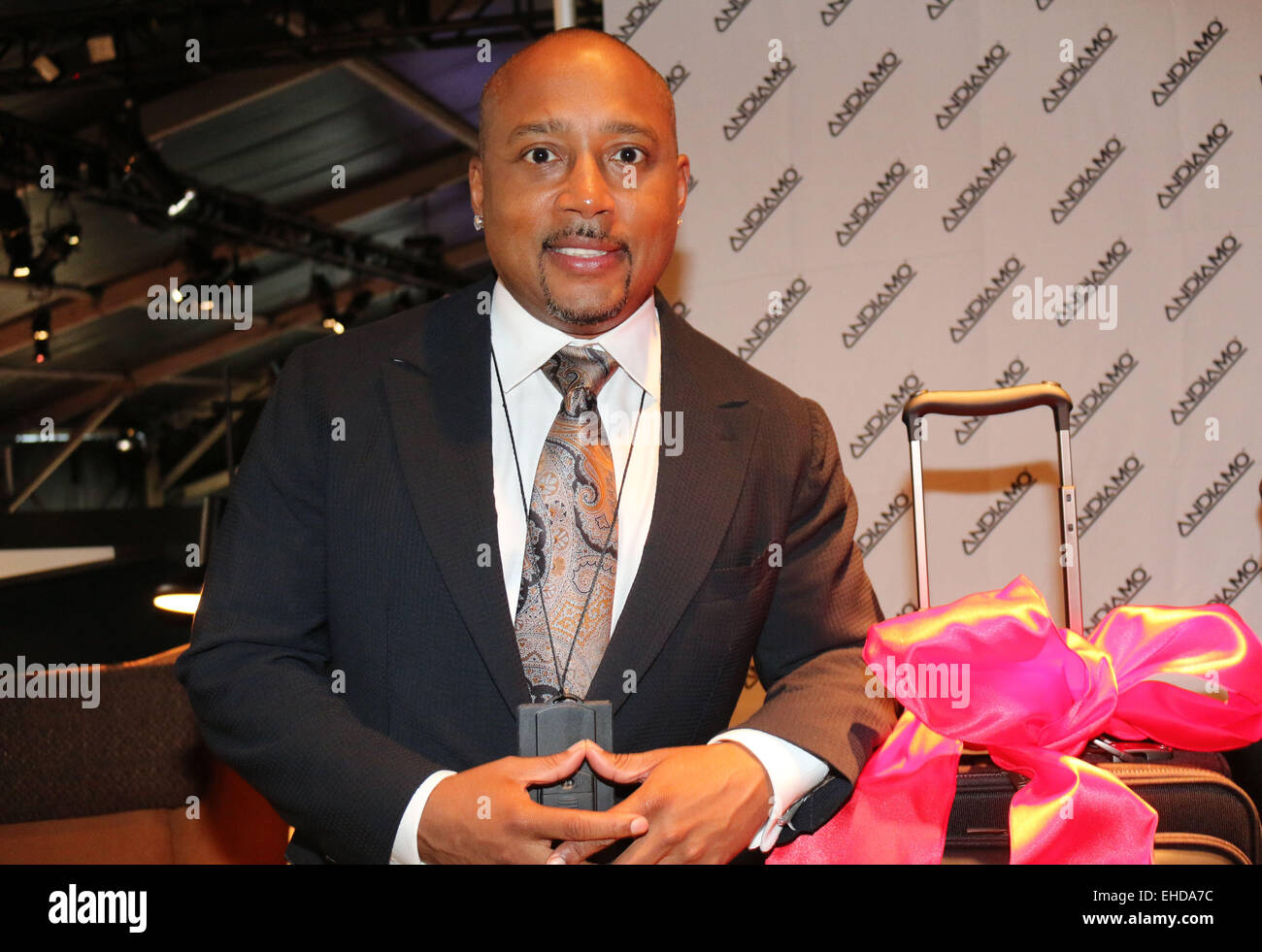 Daymond John launches Andiamo luxury luggage during Mercedes-Benz New ...