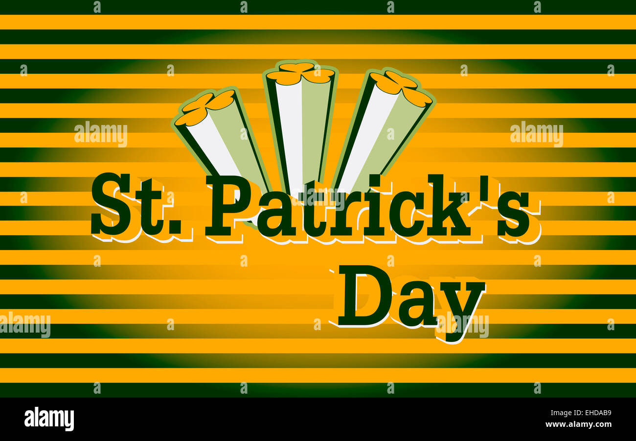 Happy Saint Patricks Day background Stock Photo - Alamy
