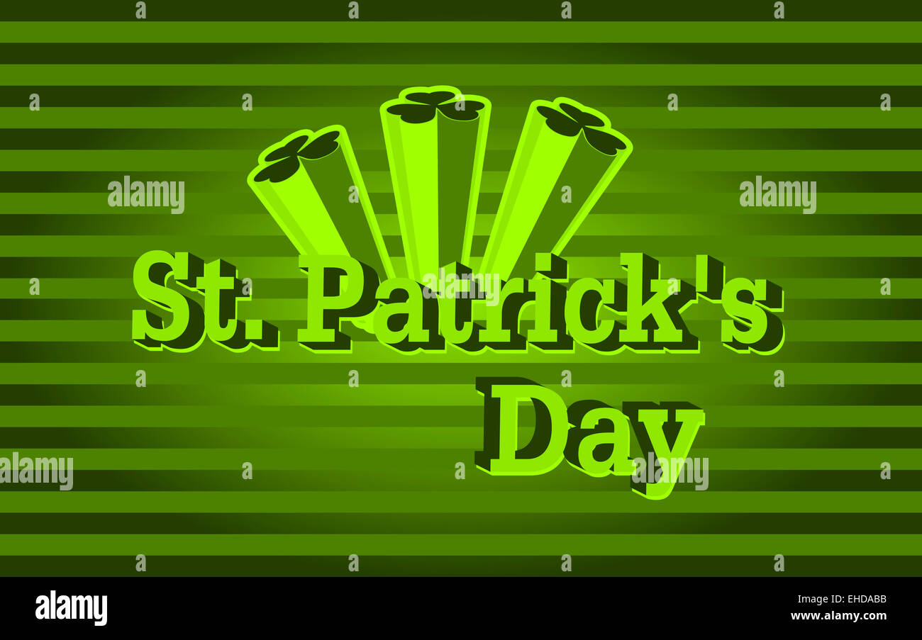 Happy Saint Patricks Day background Stock Photo - Alamy