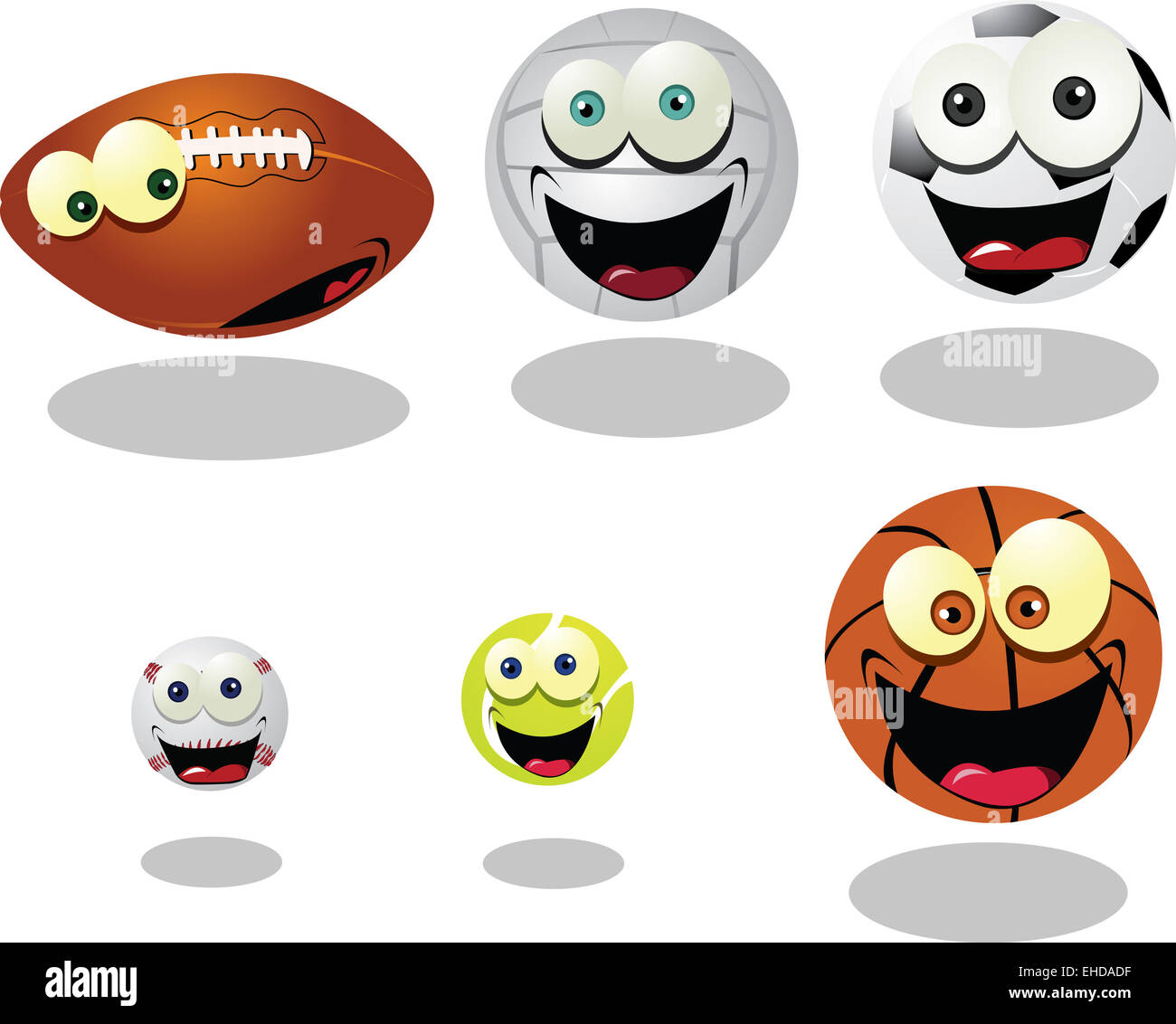 Sports balls black and white vector art hi-res stock photography and ...