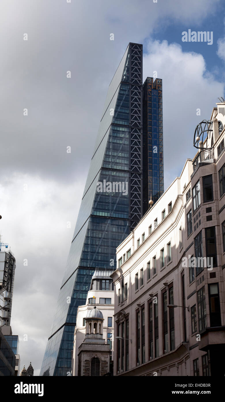 View of the Cheesegrater Building from Fenchurch Street - London UK ...