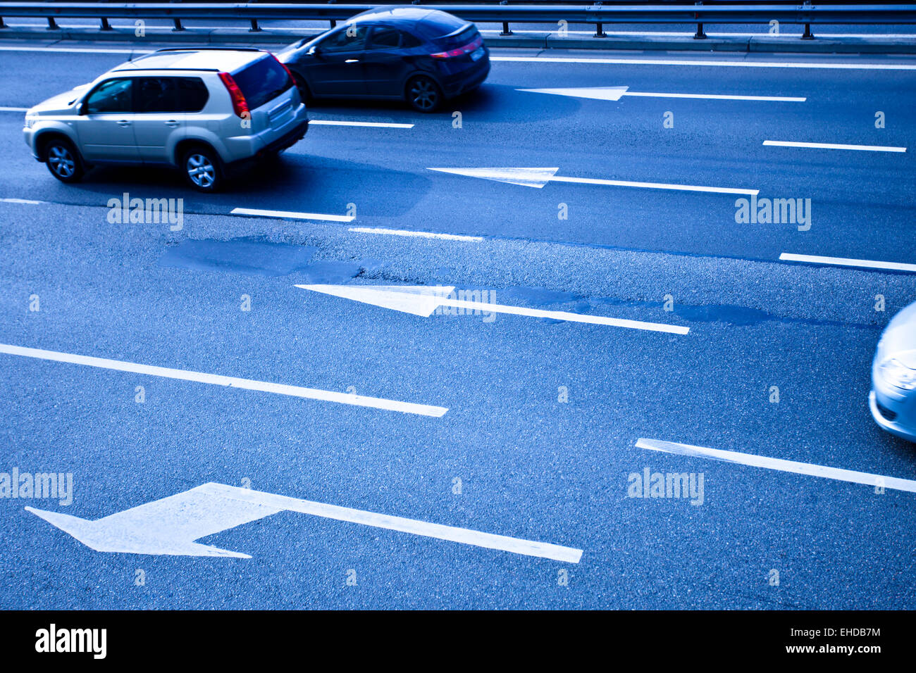 Moving cars on road in hi-res stock photography and images - Alamy