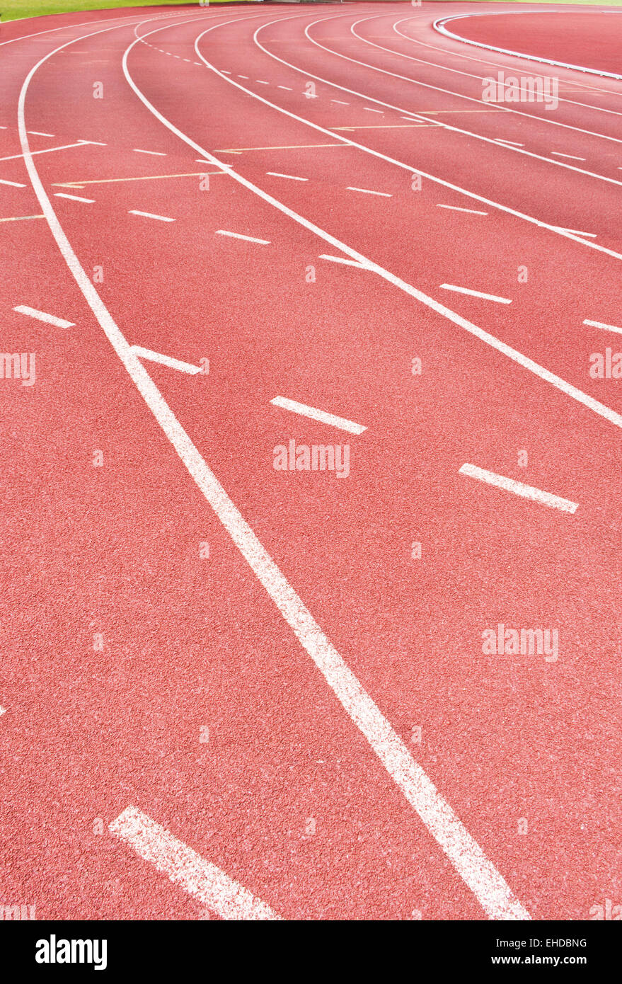 running track for race Stock Photo - Alamy