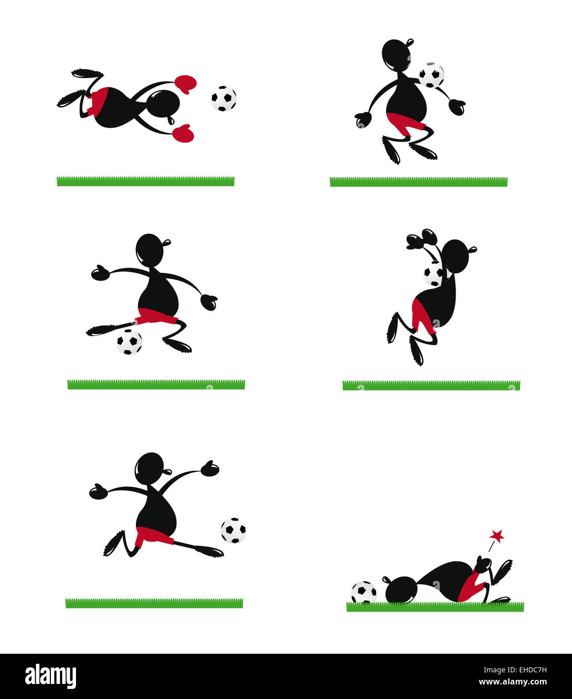 Professional soccer player collection hi-res stock photography and ...