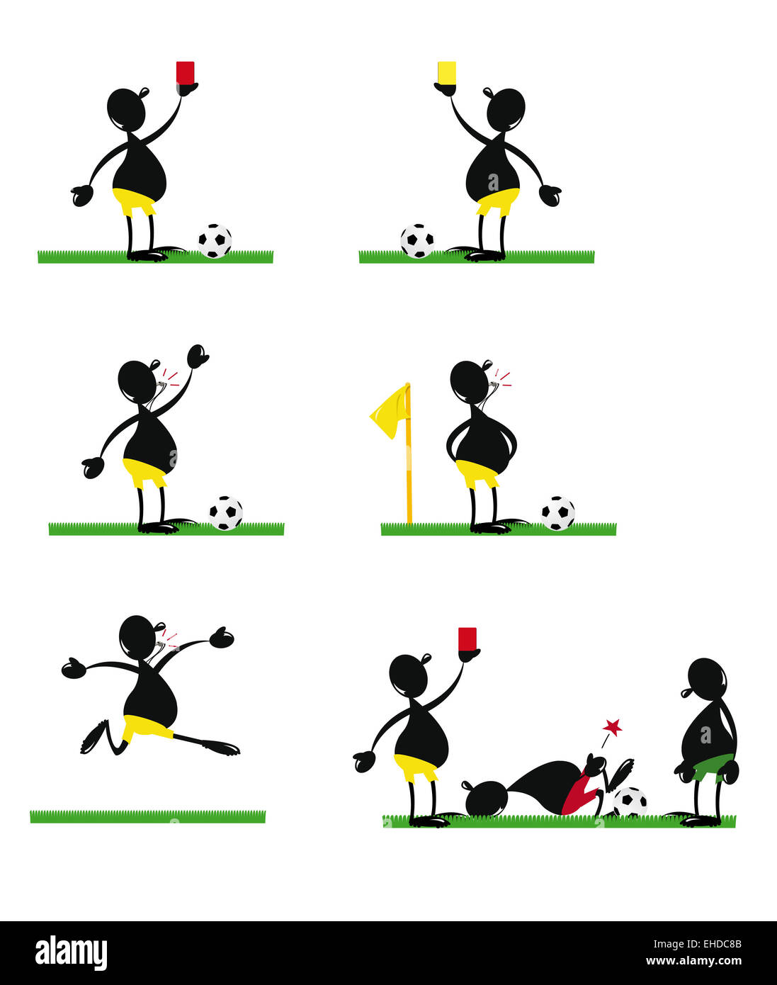Funny Soccer Referee Stock Photo - Alamy