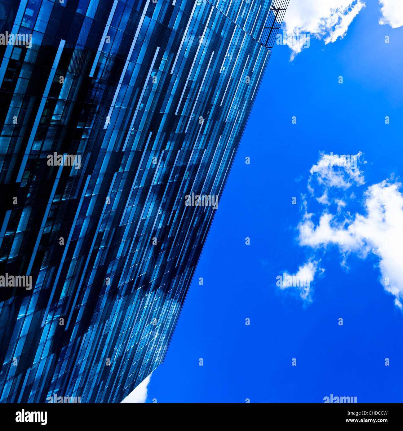 Modern black skyscraper blocks Stock Photo - Alamy