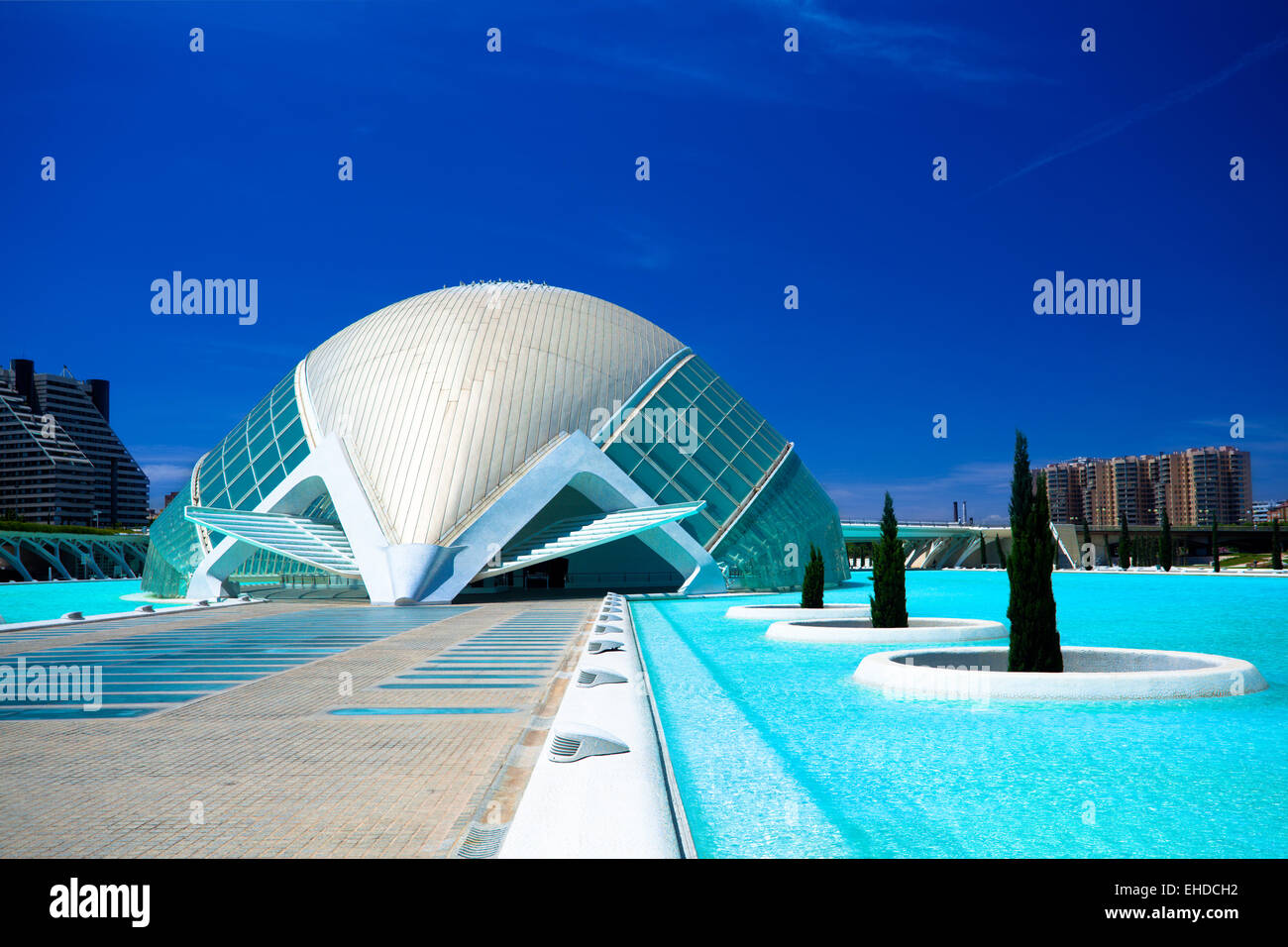 View to Hemisferic Stock Photo - Alamy