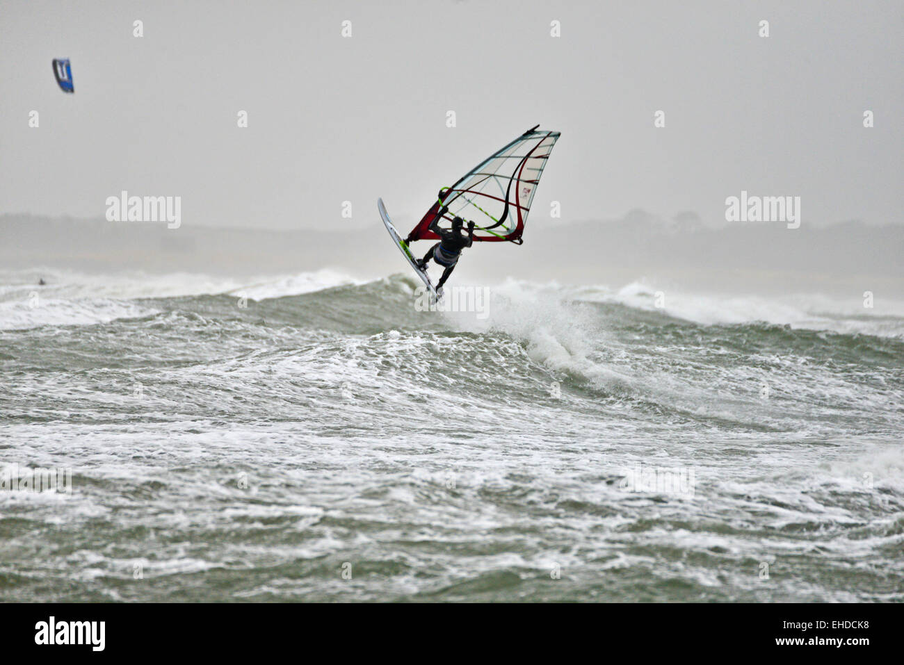 Surfing Rhosneigr Anglesey North Wales UK wind surfboards wind beach ...